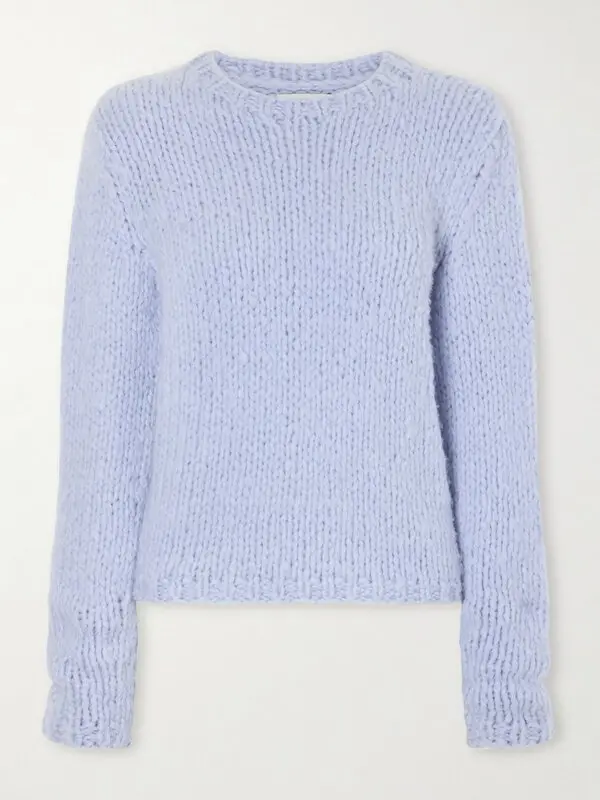 Gabriela Hearst Dalton Cashmere Sweater - Blue