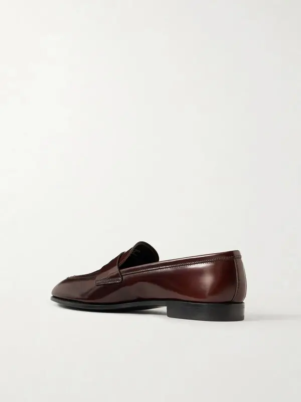 Church's Onyx Leather Loafers