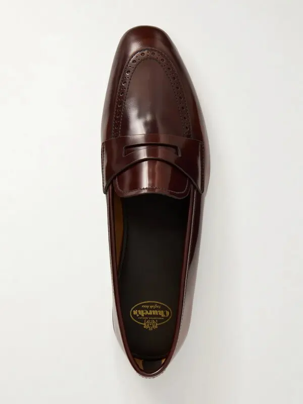 Church's Onyx Leather Loafers
