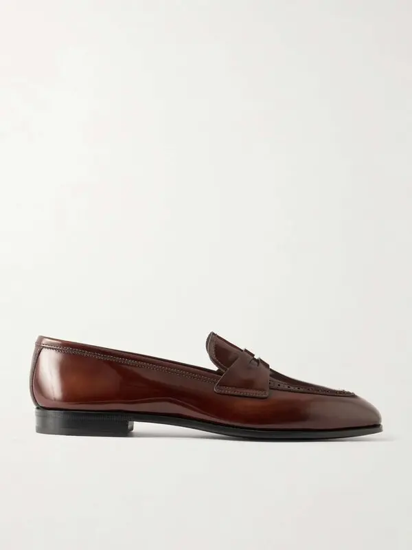 Church's Onyx Leather Loafers