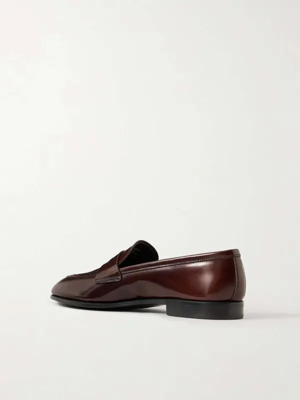 Church's Onyx Leather Loafers