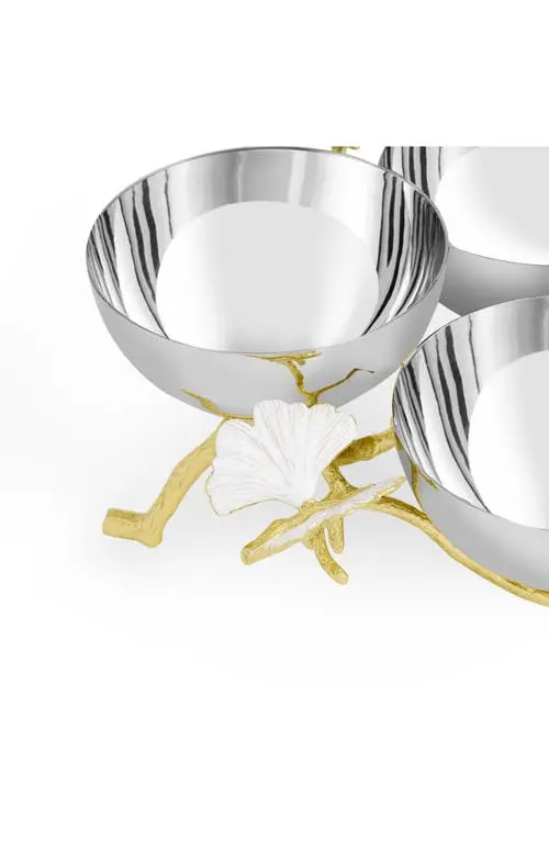 Michael Aram Butterfly Ginkgo Triple Bowl