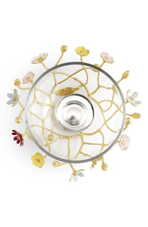 Michael Aram Wildflowers Small Glass Dinnerware Bowl