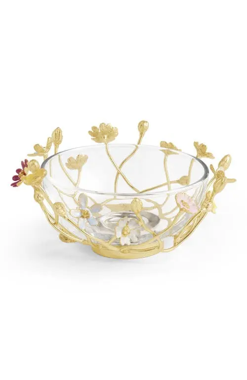 Michael Aram Wildflowers Small Glass Dinnerware Bowl
