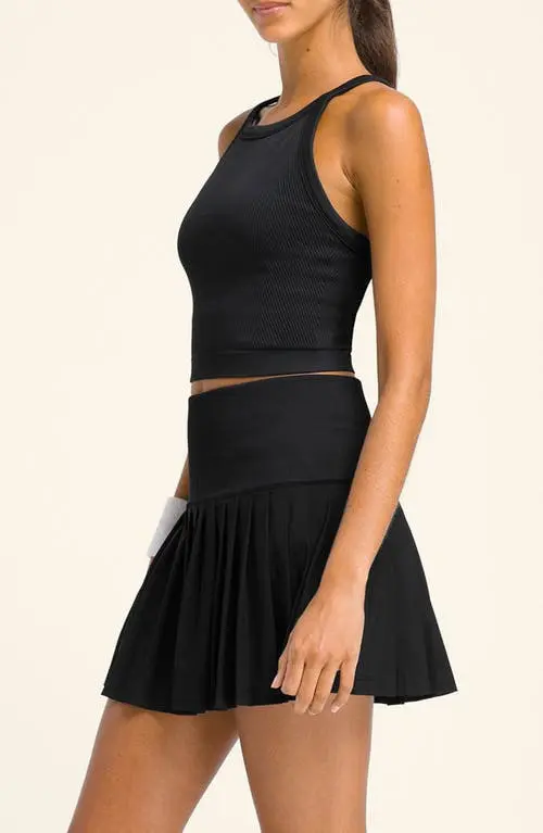 Wilson Ribbed Racerback Cropped Tank
