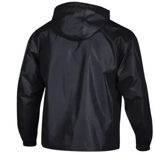 Champion Carolina Panthers Packable Hooded Windbreaker Half-zip Jacket