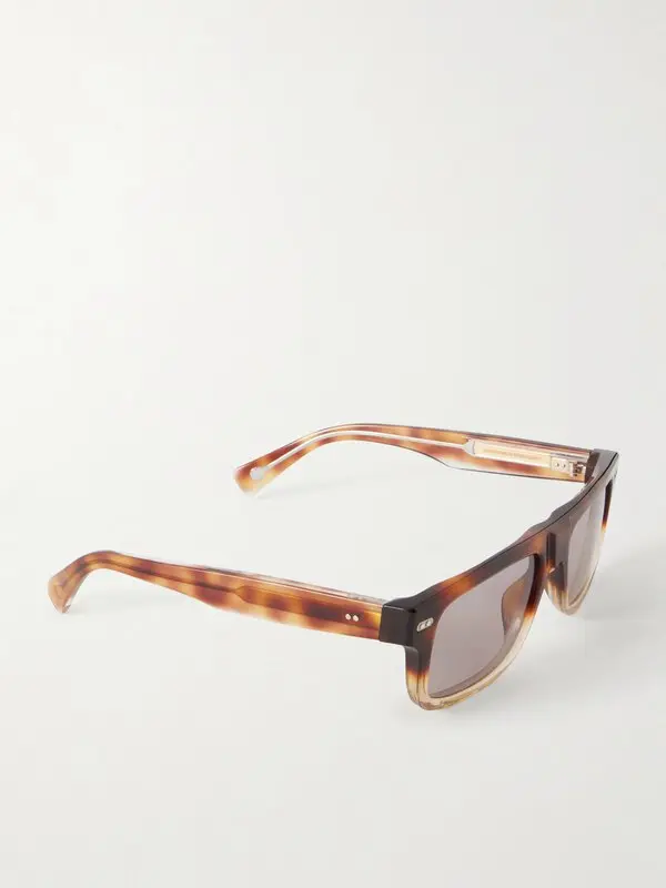 BRUNELLO CUCINELLI EYEWEAR Brunello Cucinelli Aviator-style Acetate Sunglasses