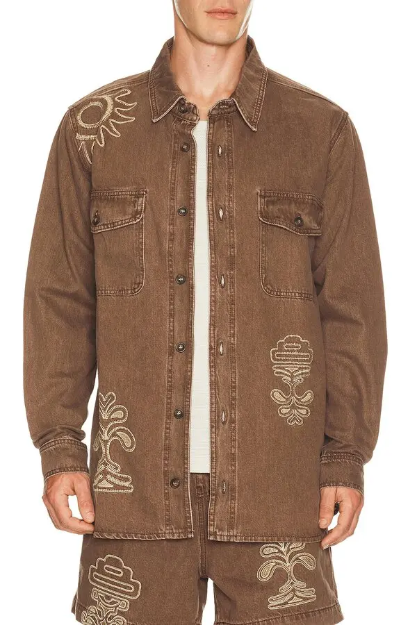 Agua Bendita Ethan Shirt - Brown