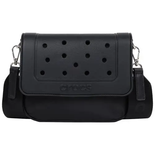 CROCS Classic Molded Crossbody Bag With Jibbitz Compatibility - Black