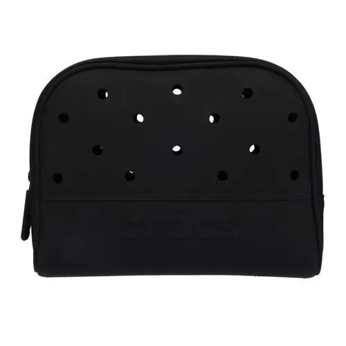CROCS Classic Cosmetic Bag With Jibbitz-compatible Panels - Black