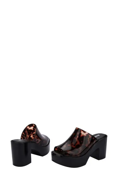 Melissa Hype Ii Platform Mule - Black/tortoise