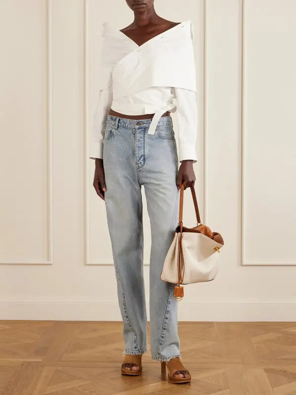 Balenciaga Twisted Seam Straight-leg Jeans