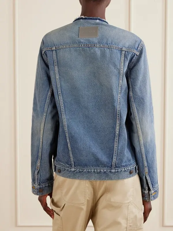 Balenciaga Distressed Denim Jacket