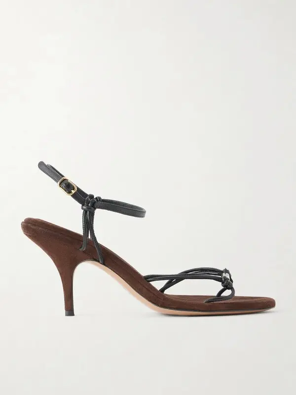 Chloé Matilda Leather And Suede Sandals