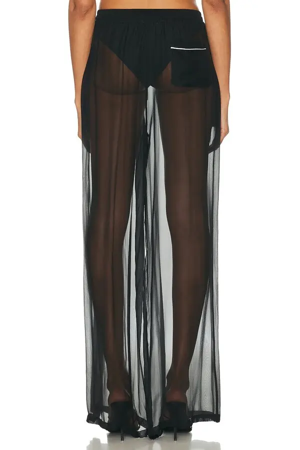 Dolce & Gabbana Sheer Wide Leg Pant