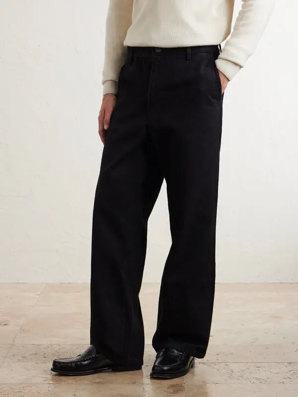 JEANERICA Genua Straight-leg Cotton-blend Chino Trousers