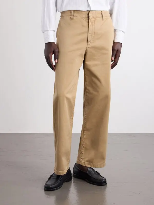 JEANERICA Genua Chino Straight-leg Cotton Trousers