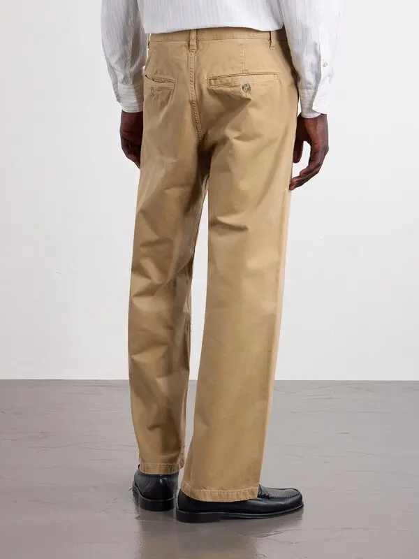 JEANERICA Genua Chino Straight-leg Cotton Trousers