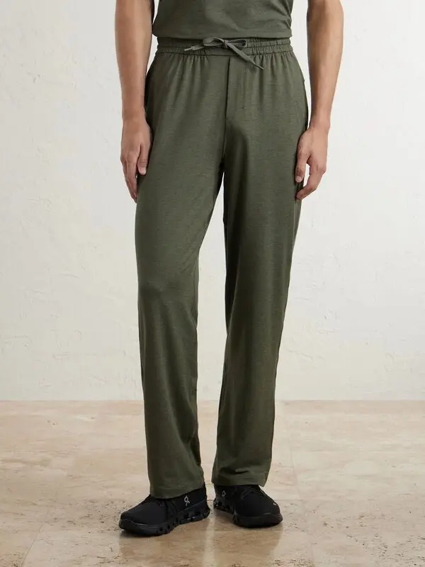 Lululemon Straight-leg Recycled-jersey Sweatpants