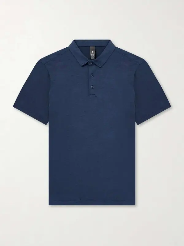 Lululemon Evolution Stretch-jersey Golf Polo Shirt - Navy