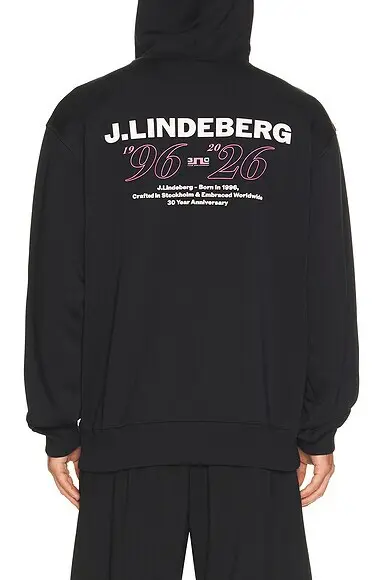J. Lindeberg Callan Hoodie With Graphic Detail
