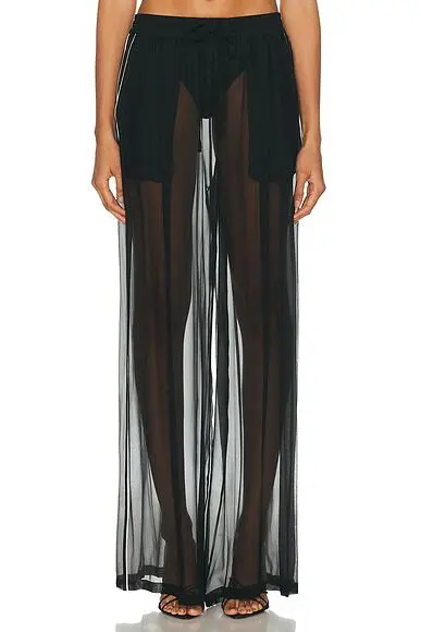 Dolce & Gabbana Sheer Wide Leg Pant
