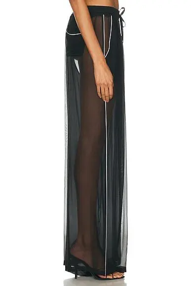 Dolce & Gabbana Sheer Wide Leg Pant