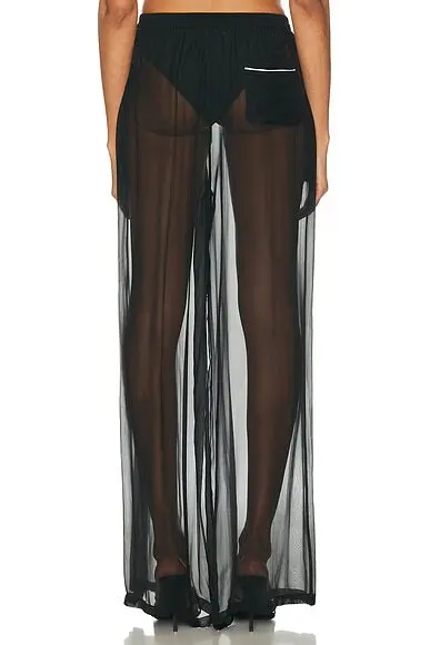 Dolce & Gabbana Sheer Wide Leg Pant
