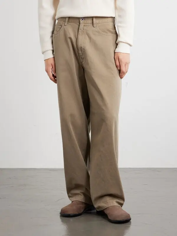 Kapital Wide-leg Cotton Trousers
