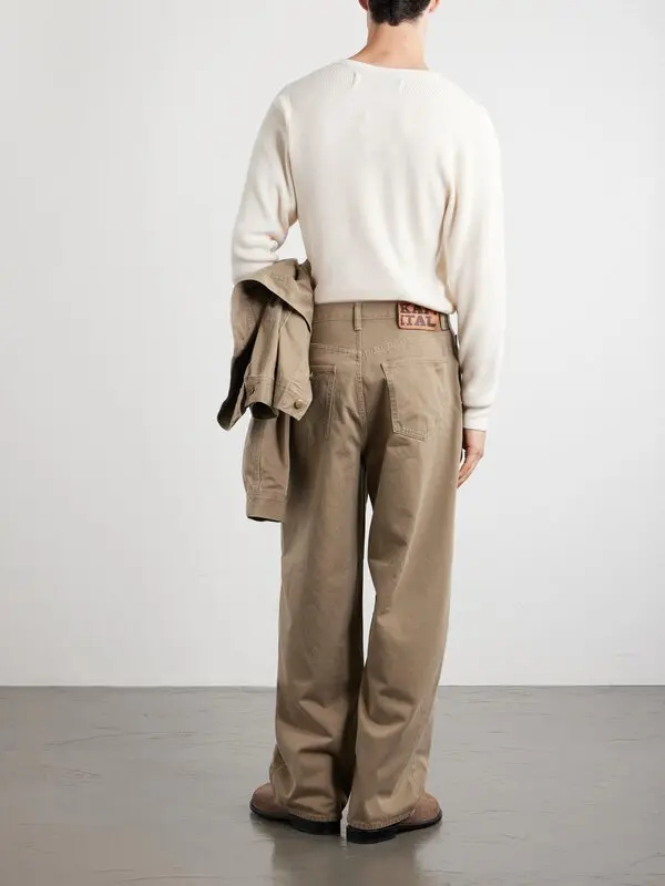 Kapital Wide-leg Cotton Trousers