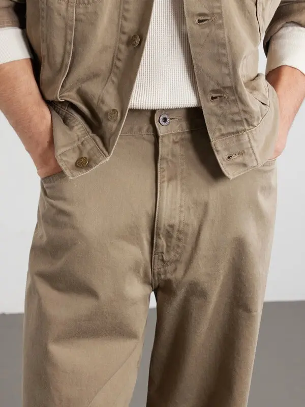 Kapital Wide-leg Cotton Trousers