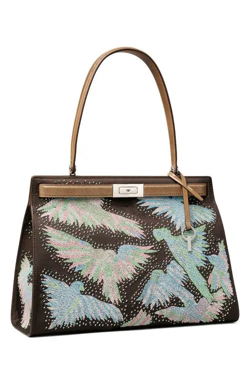 Tory Burch Beaded Classic Lee Satchel
