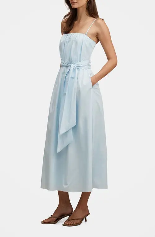 EVER NEW Melissa Poplin Midi Sundress