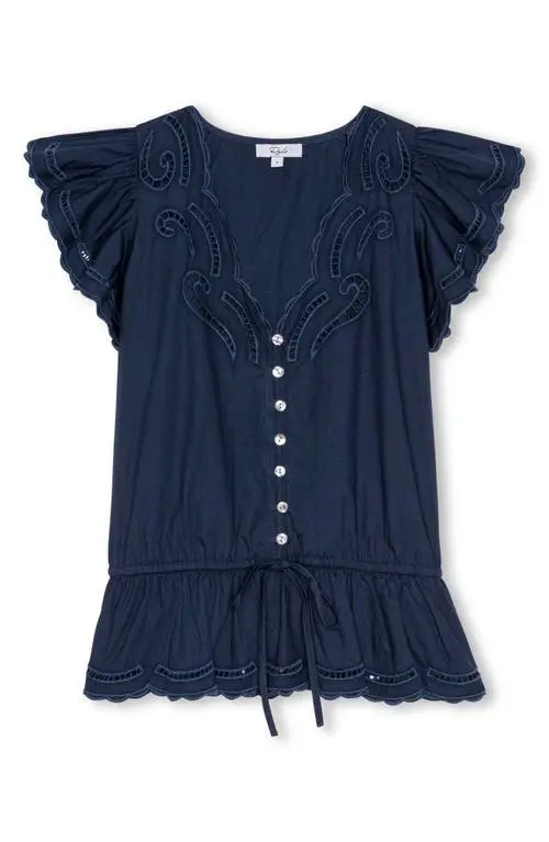 Rails Sandi Petal Sleeve Peplum Top