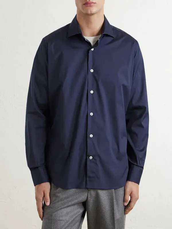 Eleventy Cotton-blend Shirt