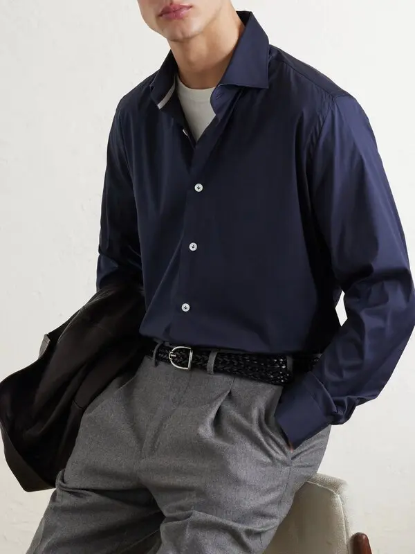 Eleventy Cotton-blend Shirt