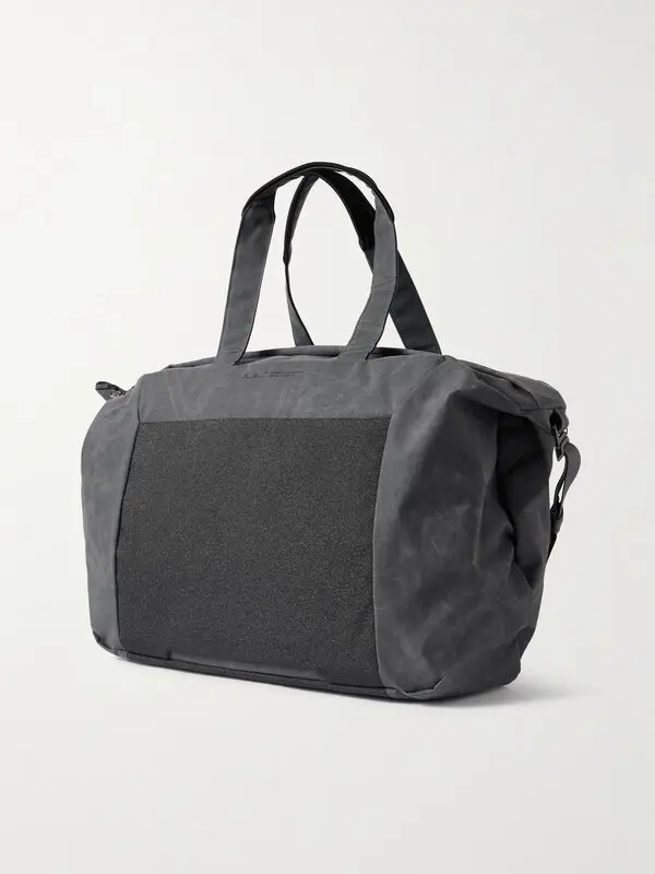 DB JOURNEY Entour Full-grain Leather And Canvas Weekend Bag