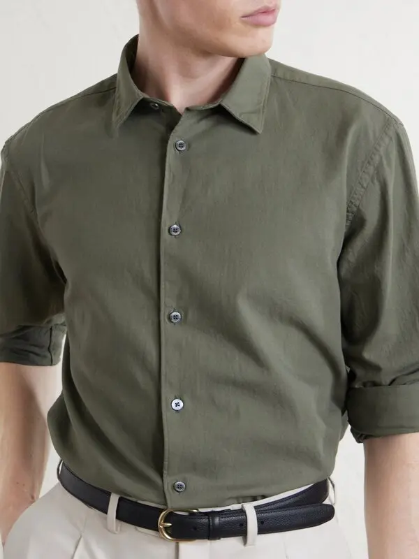 Canali Cotton-poplin Shirt