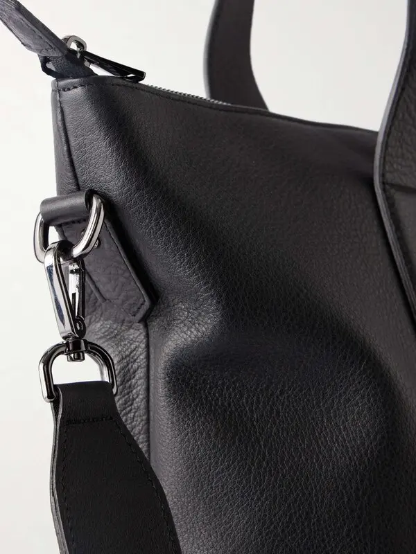 Canali Full-grain Leather Backpack