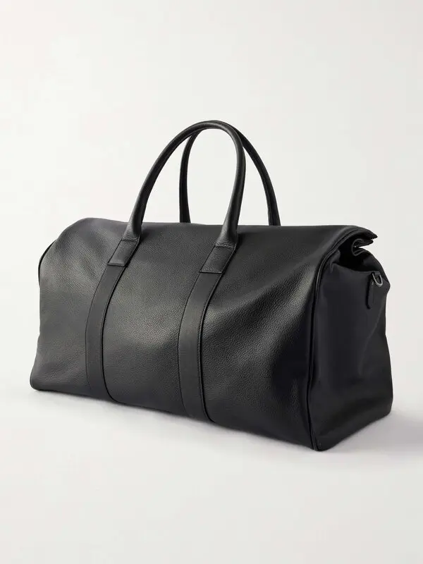 Canali Full-grain Leather Tote Bag