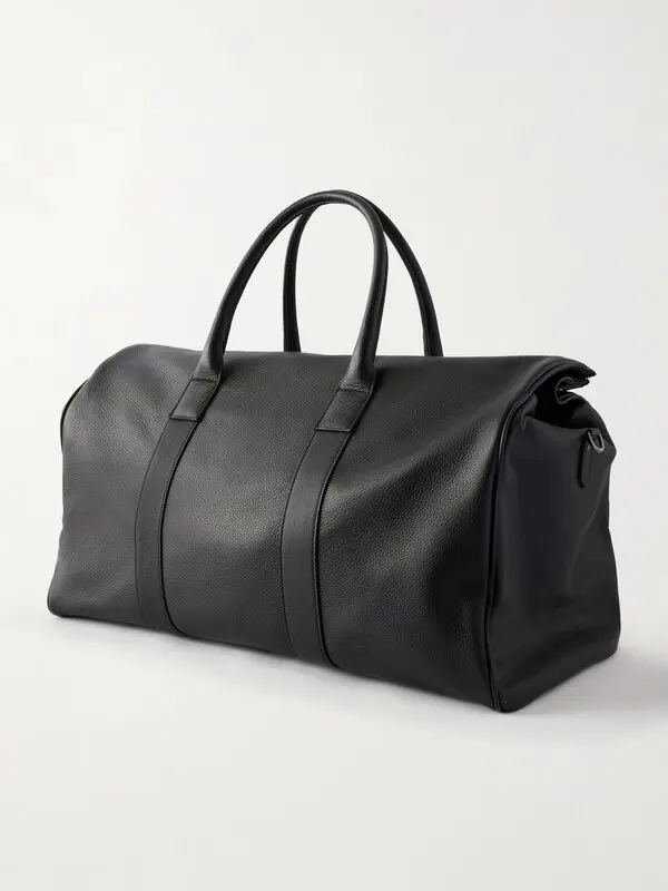 Canali Full-grain Leather Tote Bag