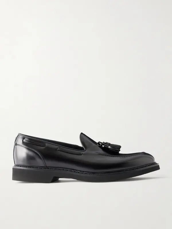 Canali Tasseled Leather Loafers