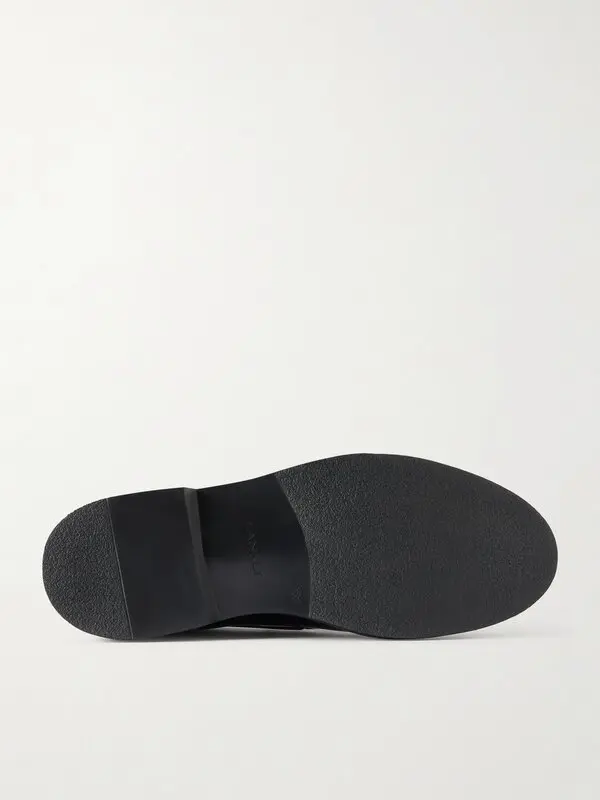 Canali Tasseled Leather Loafers