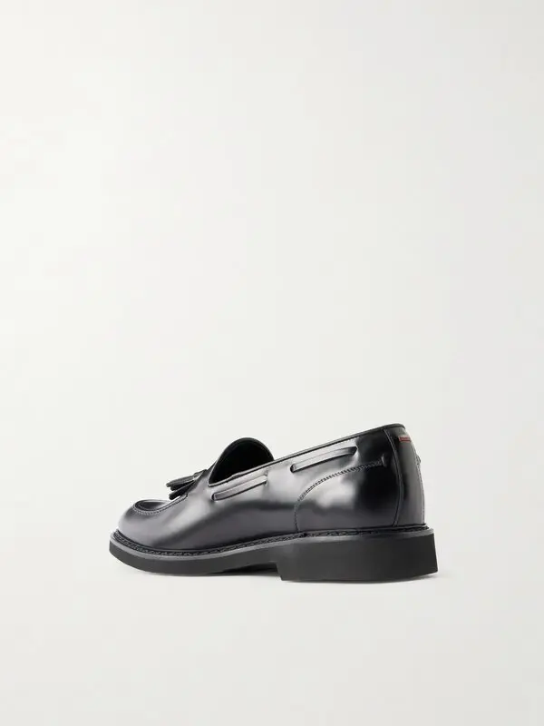 Canali Tasseled Leather Loafers