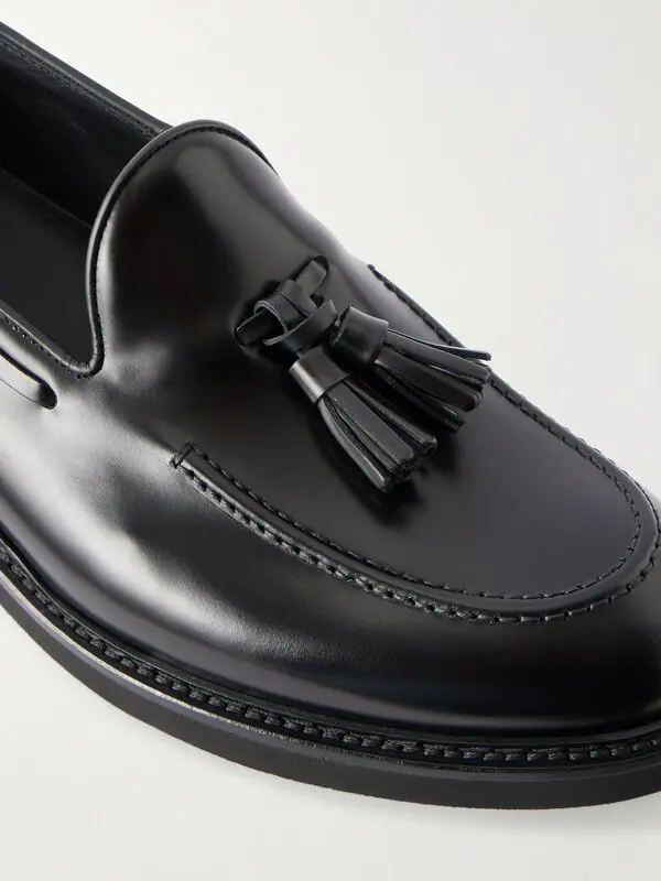 Canali Tasseled Leather Loafers