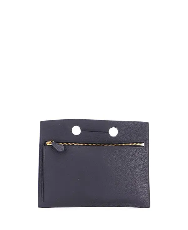 Hermès 20 Backpocket Pouch Togo - Black