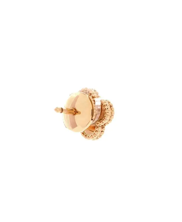 VAN CLEEF & ARPELS Sweet Alhambra Stud Earrings 18k Rose Gold