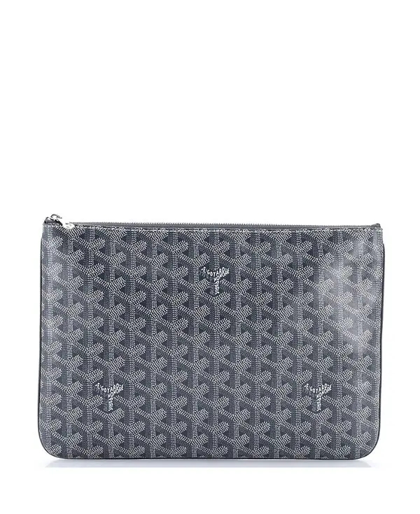 Goyard Mm Senat Zip Pouch Coated Canvas