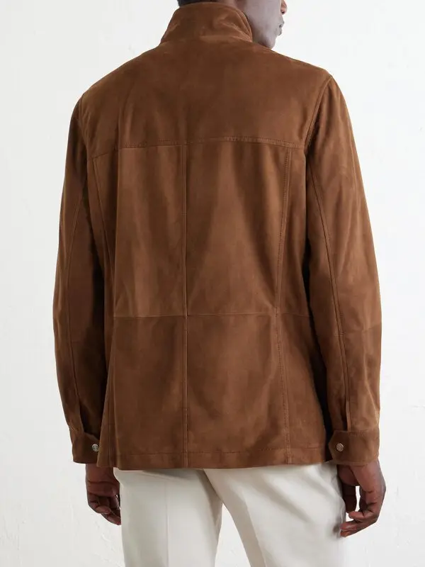 Brunello Cucinelli Suede Field Jacket