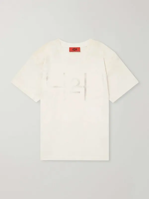 424 Logo-print Cotton-jersey T-shirt